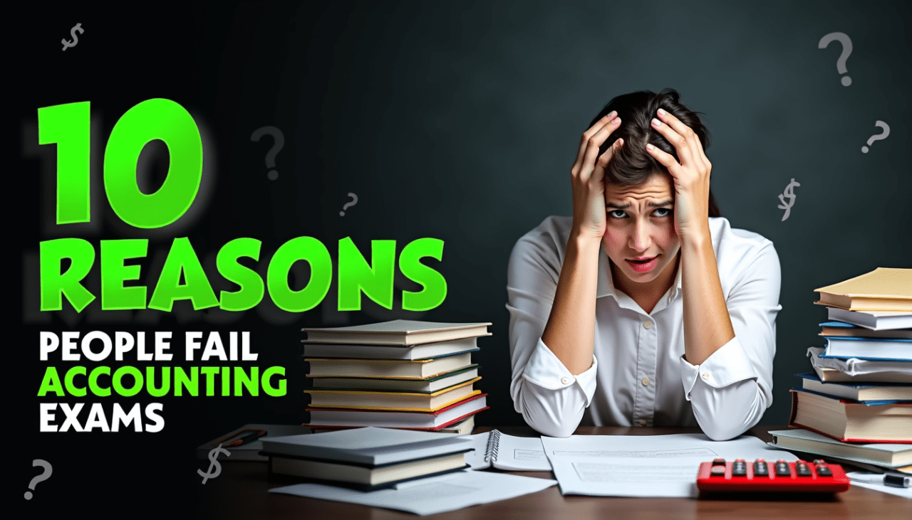 10 Reasons People Fail Accounting Exams & How To Avoid Them