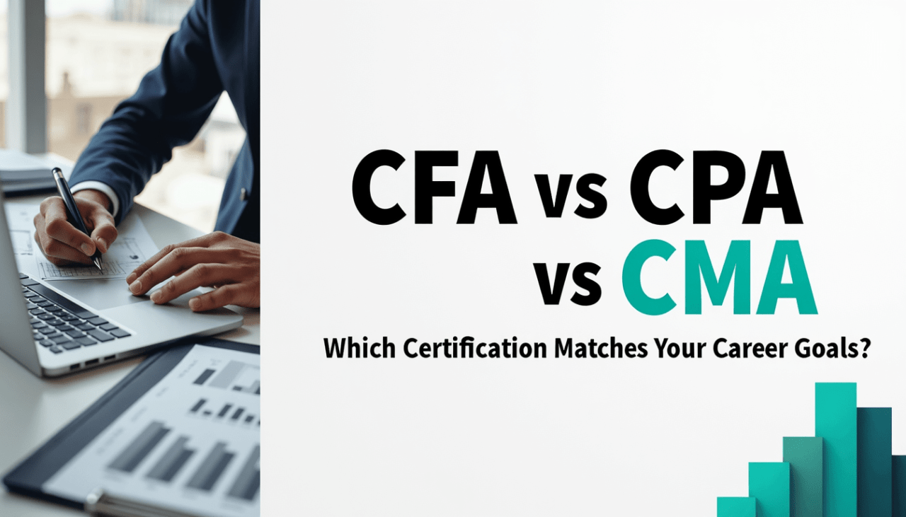 CFA Vs CPA Vs CMA: Which Certification Matches Your Career Goals?
